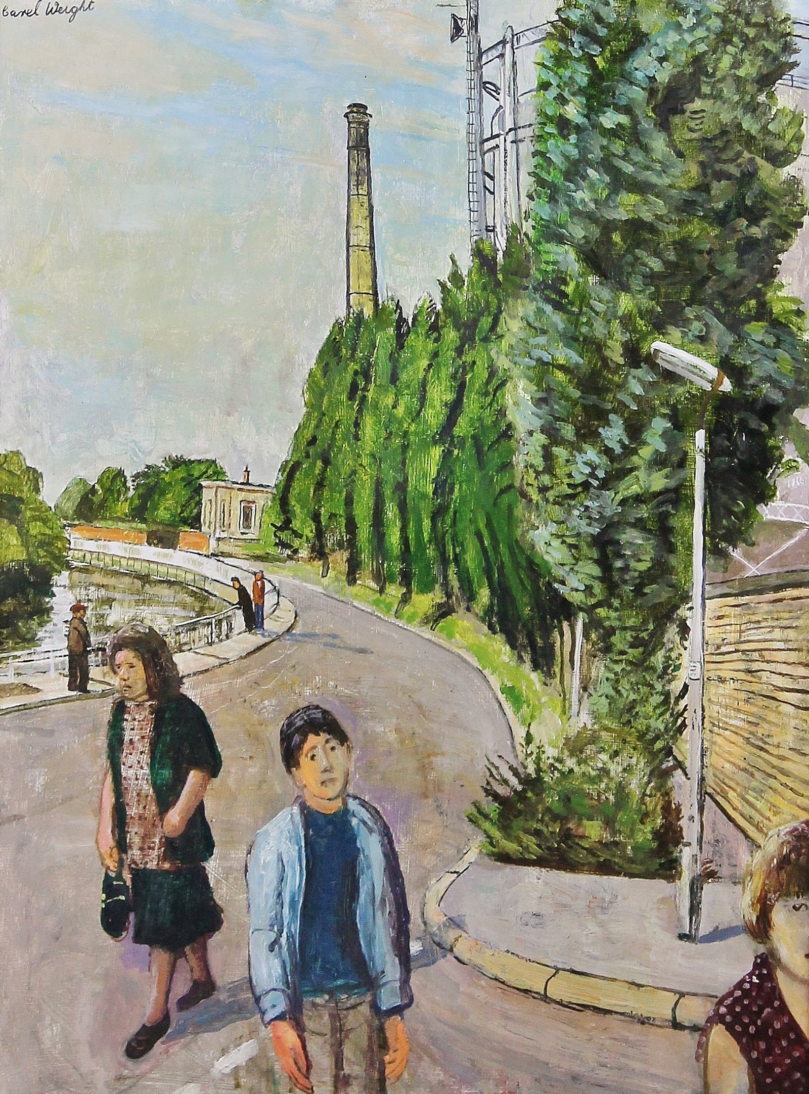 Carel Weight RA, CBE - Gas works, Cambridge