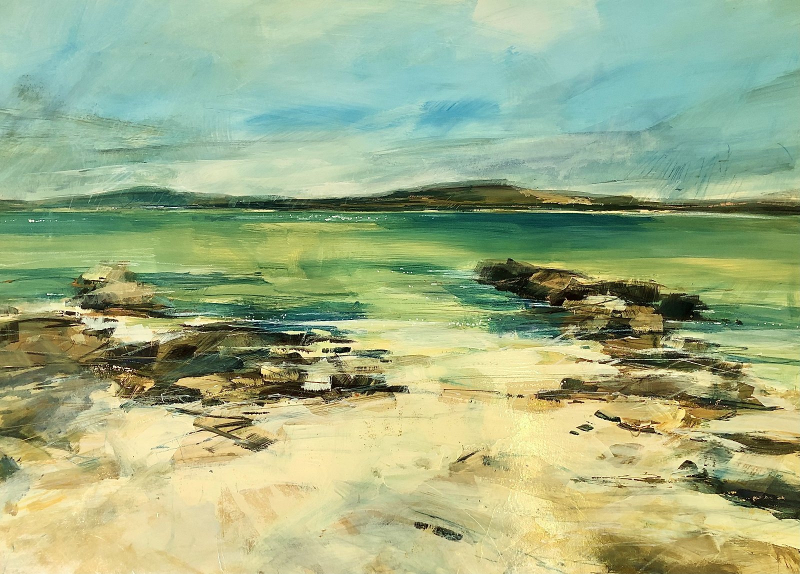 Sarah Carrington - Low tide, the Sound of Iona