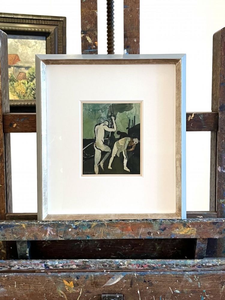 Keith Vaughan - Figures and boats - 1954