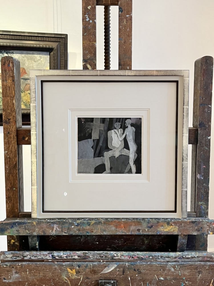 Keith Vaughan - Two figures - 1970