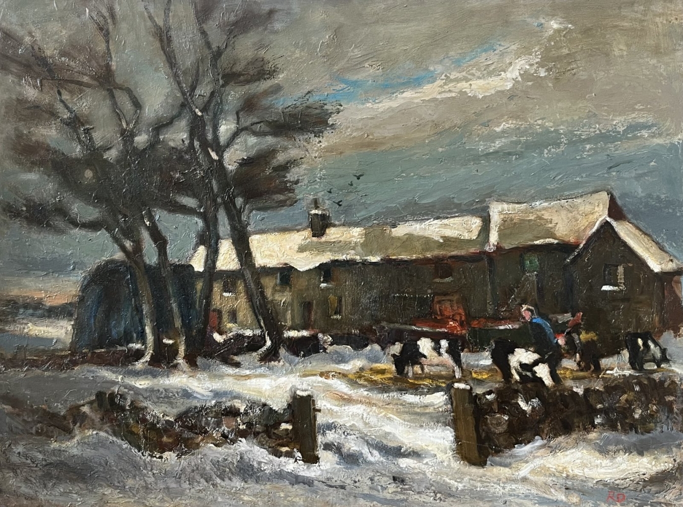 Robert Dawson - Snow at High Edge