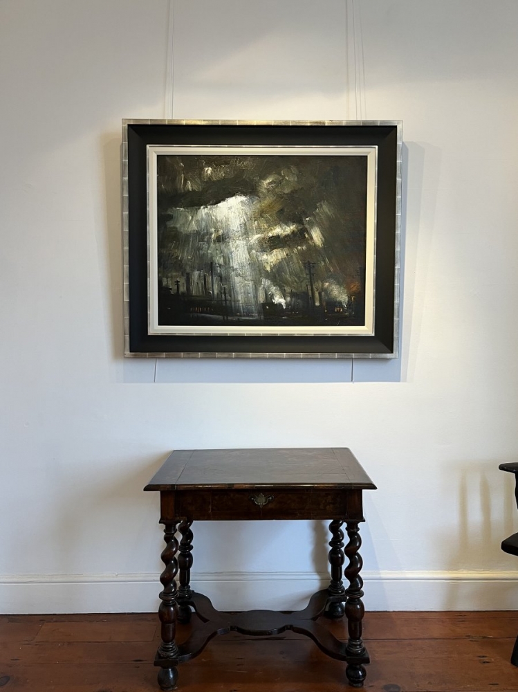 Theodore Major - Factories at Wigan, shaft of light