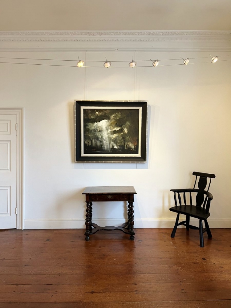 Theodore Major - Factories at Wigan, shaft of light